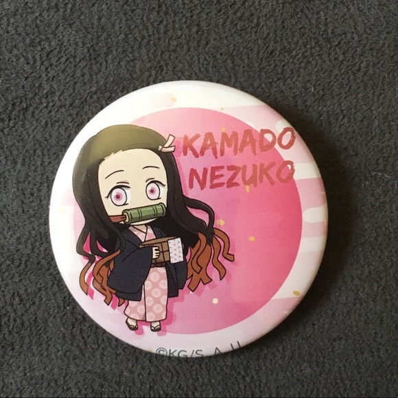 Accessories | Demon Slayer Kimetsu No Yaiba Kamadi Nezuko Button | Poshmark